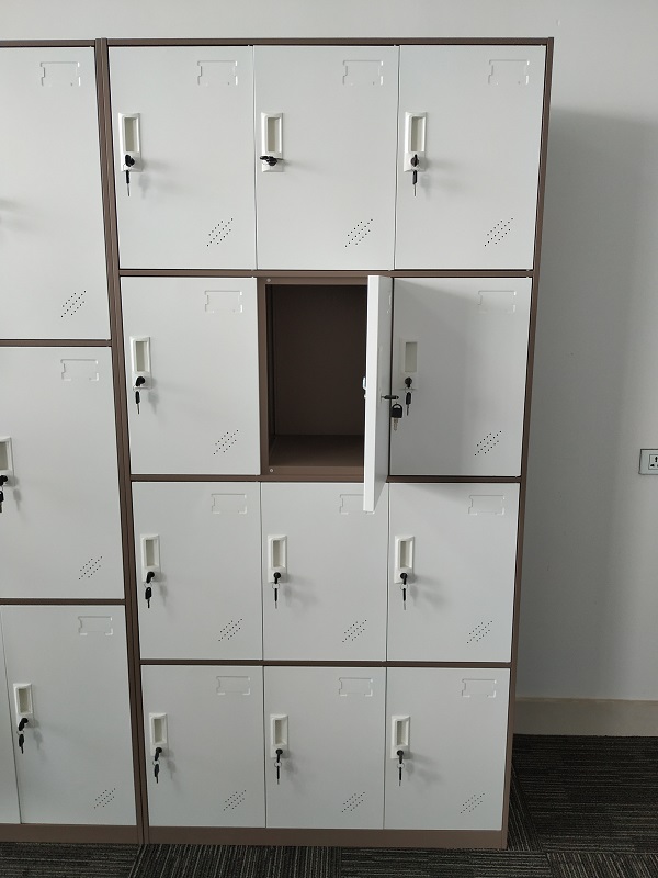 KD structure 12 door metal privacy locker two tone color H1850XW900XD400mm